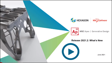 What's New in MSC Apex Generative Design 2021.2