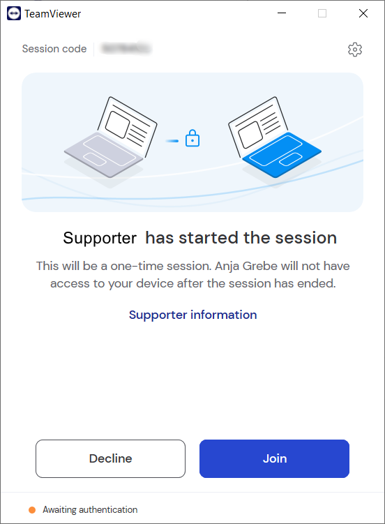 Remote Support / Screen Sharing with TeamViewer
