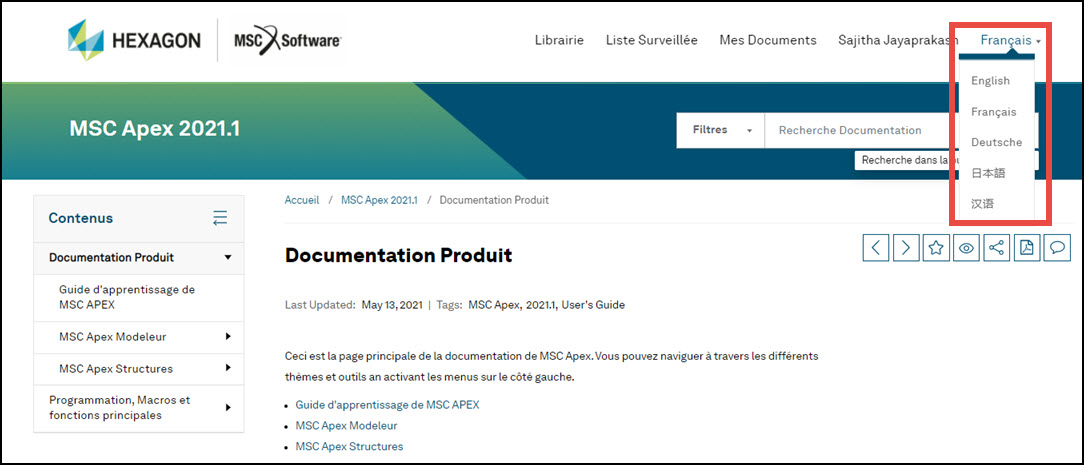 Announcing the MSC Product Documentation Center