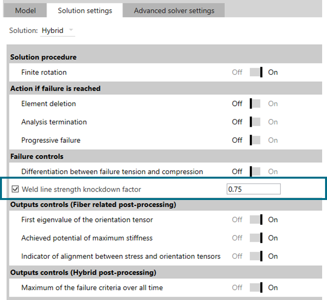 Usage of Weldlines in Digimat