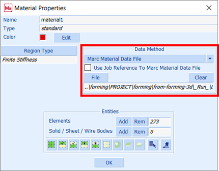How to use Simufact results as pre state in Marc Mentat