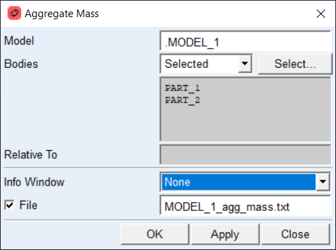 Using Model Merge with parts of different material properties