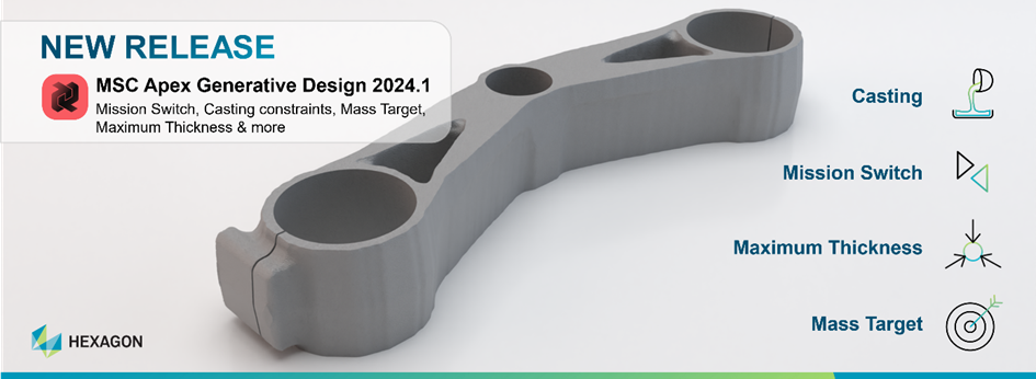What's New in MSC Apex Generative Design 2024.1