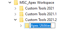 Missing Custom Tools in Apex